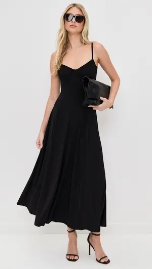 Norma Kamali Underwire Midi Dress