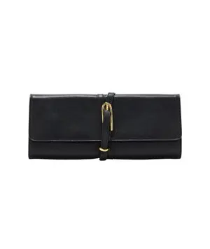 LIFFNER Little Lady Belted Leather Clutch