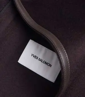YVES SALOMON Wool-cashmere Long Cape