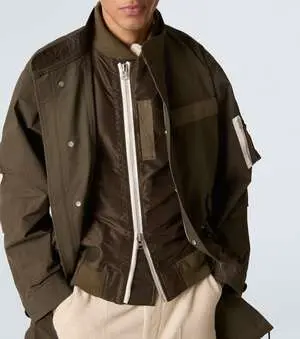 Sacai Cotton-blend Ripstop Jacket