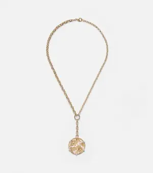 FOUNDRAE 18kt Yellow Pendant Necklace With Diamonds - Gold