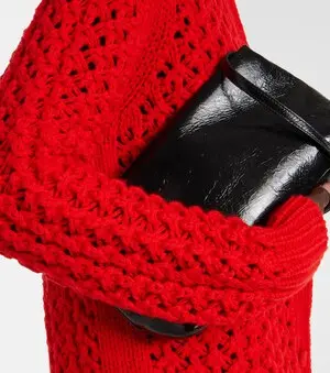 JIL SANDER Open-knit Wool Cardigan