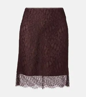 Vince Lace Midi Skirt