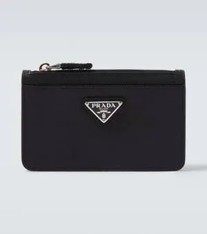 Prada Leather Card Holder - Black