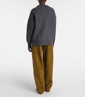 Ami De Cœur Virgin Wool Cardigan - Grey