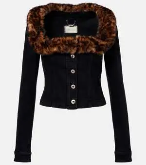 Blumarine Faux Fur Outerwear For Women