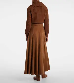 Max Mara Camel Hair Maxi Skirt