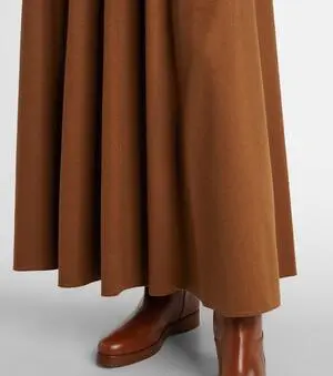 Max Mara Camel Hair Maxi Skirt