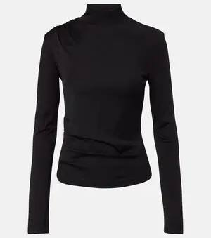 Max Mara Wool Turtleneck Sweater - Black