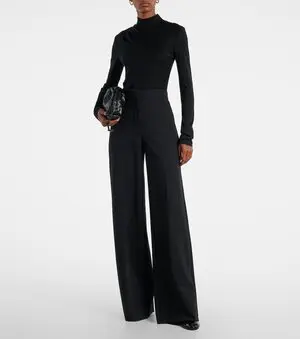 Max Mara Wool Turtleneck Sweater - Black
