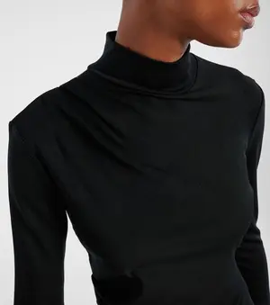 Max Mara Wool Turtleneck Sweater - Black