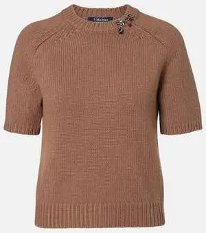 Max Mara Knitted Wool And Cashmere Top