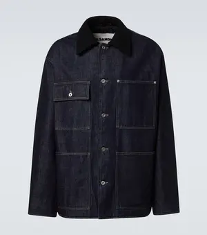 JIL SANDER Oversized Denim Jacket - Blue