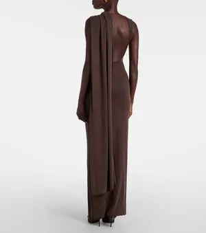AYA MUSE Cedar Draped Maxi Dress