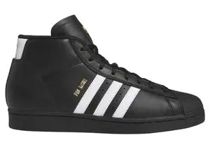 Adidas High Top Sneakers - Core Black/cloud White/gold Metallic