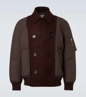 Sacai Trimmed Jackets For Men