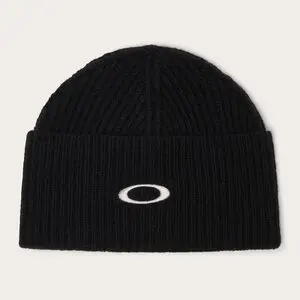 Oakley Ellipse Ribbed Beanie - Black