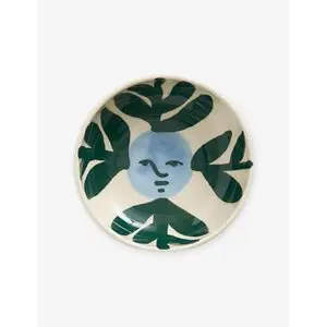 HAY La Pittura Ceramic Bowl 18cm - Moon Face Vine