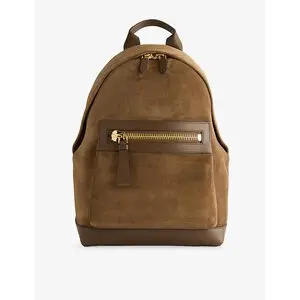 TOM FORD Buckley Suede Backpack - Walnut