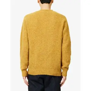 Sunspel Shetland Crew Neck Wool Knitted Jumper