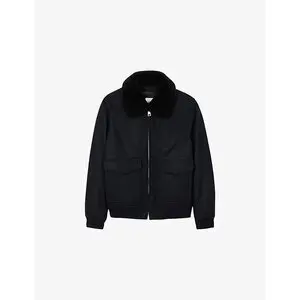 Sandro Shearling Jackets For Men