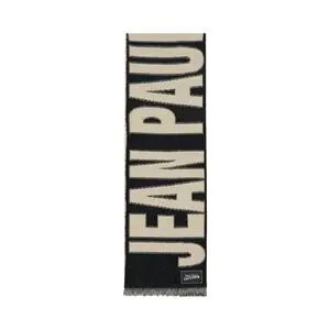 Jean Paul Gaultier Logo Scarf 'ecru/black - Cream
