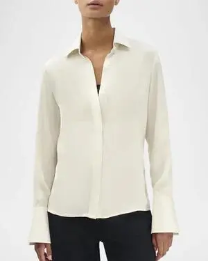 Rag & Bone Venus Lace Cami Blouse - Ivory