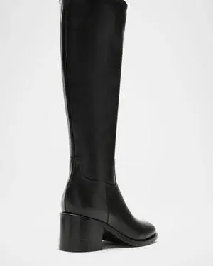 La Canadienne Leather Knee High Boots - Black
