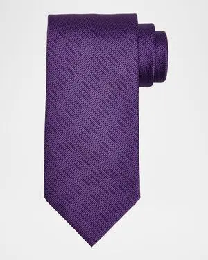 Stefano Ricci Chevron Silk-Blend Tie - Blue