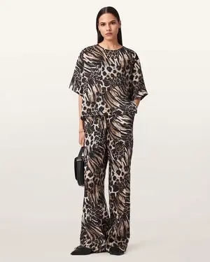 ALLSAINTS Charli Linen Blend Pants