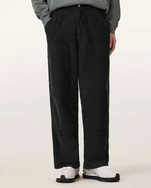 ALLSAINTS Dustan Corduroy Trousers - Black