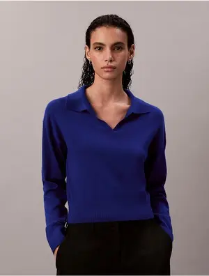 Calvin Klein Polo Sweaters For Women