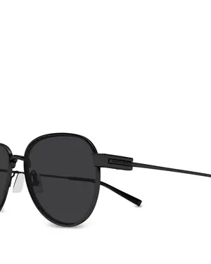 Saint Laurent Pilot Sunglasses, 53mm - Black