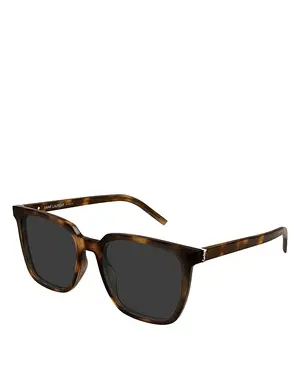 Saint Laurent Square Sunglasses, 54mm - Avana