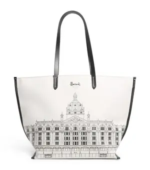 Harrods Building Landscape Shopper Bag