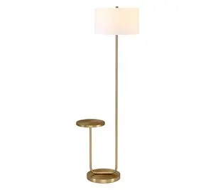 HUDSON&CANAL Jacinta Tray Table Floor Lamp