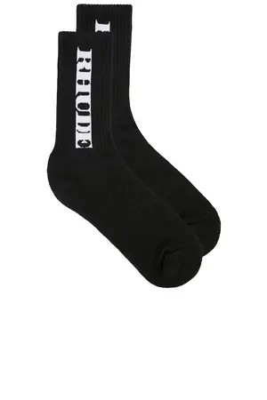 Rhude Dinero Socks - Black & White