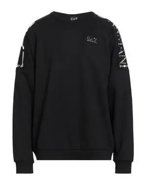 EA7 Sweatshirt In Cotton, Polyester, And Elastane