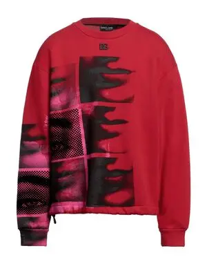 Dolce & Gabbana Flocked Fleece Sweatshirt
