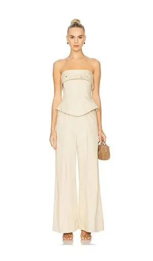 ET OCHS Jordan Corset Bustier Jumpsuit - Nude
