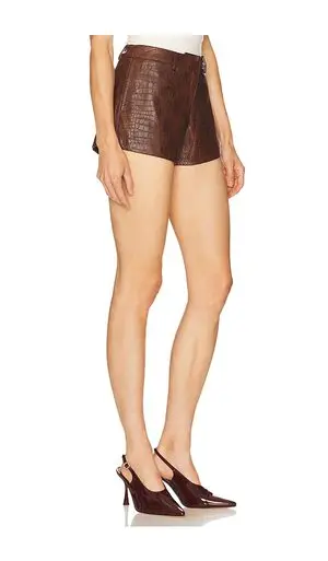 SNDYS X Wendy Croc Mini Short