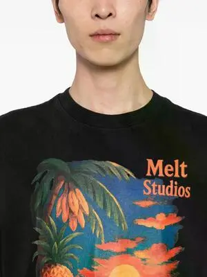 MELT Graphic-print Cotton T-shirt
