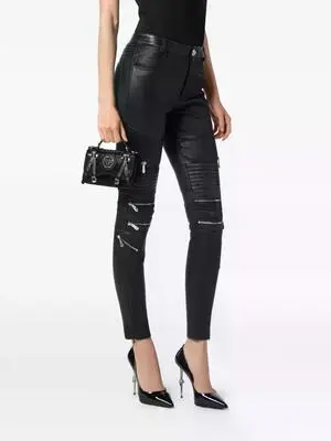 Philipp Plein Rhinestone-embellished Clutch - Black