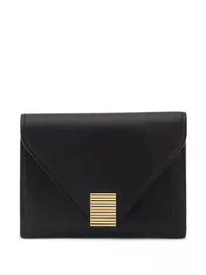 LANVIN Zip-pocket Flap Wallet - Black