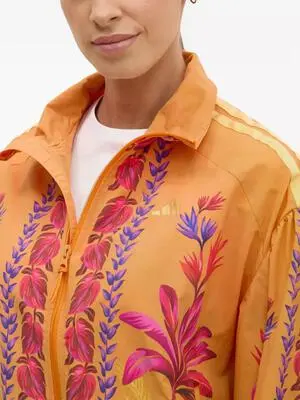 Adidas Floral-print Bomber Jacket