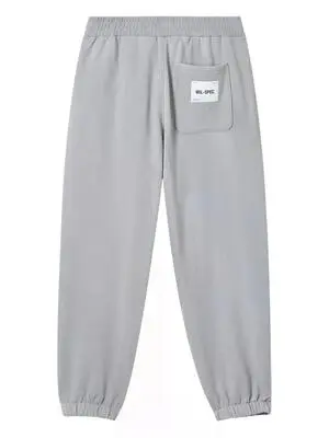 Izzue Elasticated-cuff Track Pants - Grey