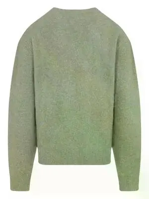 Carhartt Work In Progress Logo-embroidered Crew-neck Sweater - Green