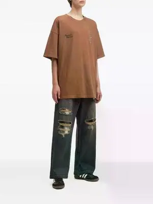 MUSIUM DIV. Cotton T-shirt - Brown