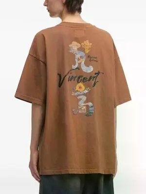 MUSIUM DIV. Cotton T-shirt - Brown