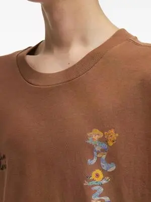 MUSIUM DIV. Cotton T-shirt - Brown